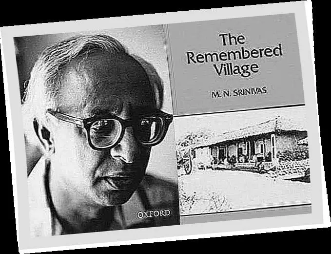 M.N.Srinivas Biography and Contribution to indian sociology