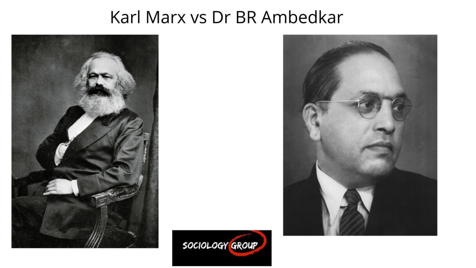 Karl Marx and Dr B R Ambedkar : Ideologies